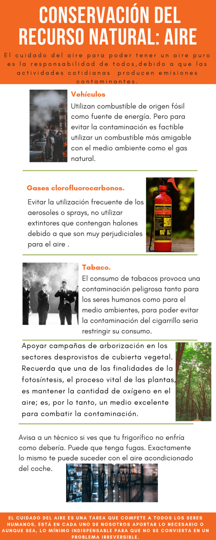 Conservación de los Recursos Naturales: Agua, Suelo y Aire – Daños de ...